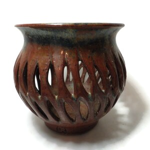 Possible George Rector Studio Pottery Candle Lamp Signed - Etsy