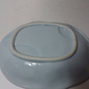 Vintage Ceramic Blue Bunny Rabbit/ Trinket Tray/ Soap Dish/ Vanity ...