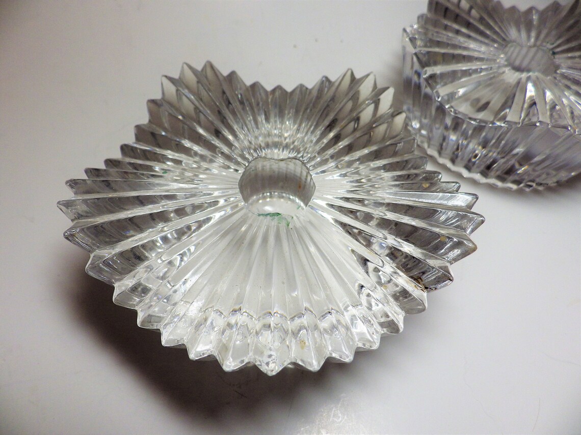Vintage MIKASA MOTION Austrian Crystal (2) Candle Holders Taper - Etsy