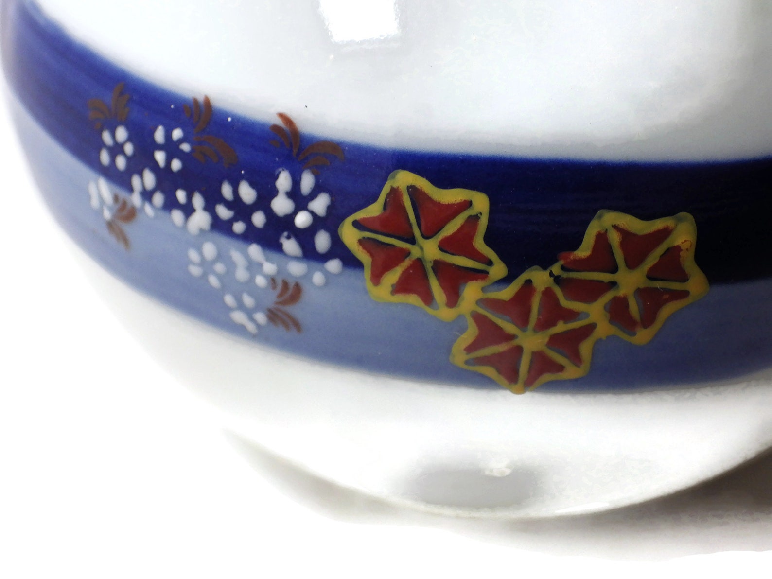 Vintage Japanese Tea Pot for One Hand Painted Porcelain Blue | Etsy