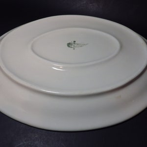 Vintage Red Wing Platter Oval White Ridged Edge 12.5" - Etsy