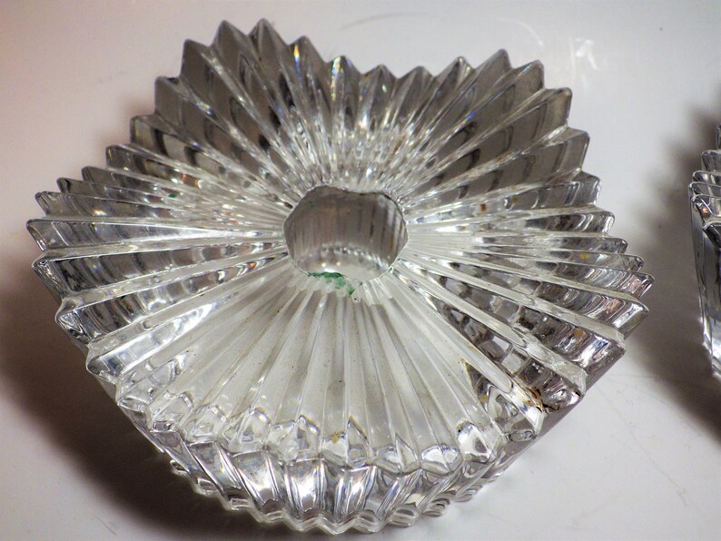Vintage MIKASA MOTION Austrian Crystal (2) Candle Holders Taper - Etsy