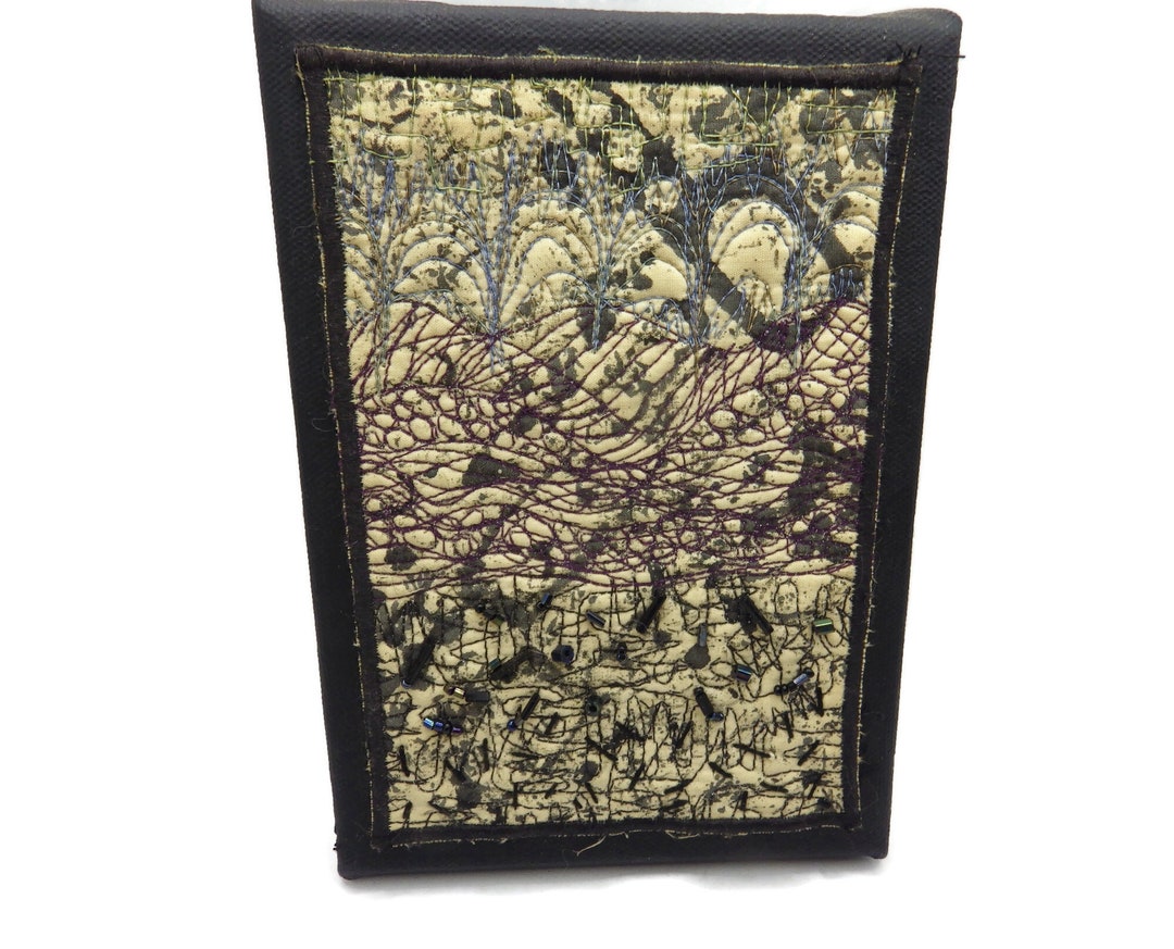 Fiber Art by Judith Merrell/ Small Hand Framed Piece - Etsy
