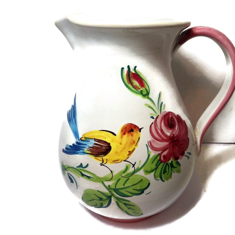 Italy Pitcher Vintage Ceramic - Etsy