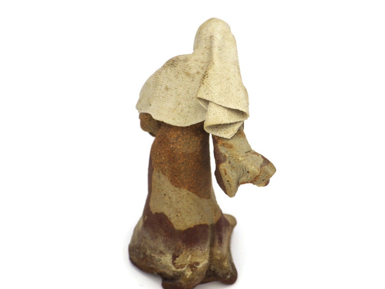 Early S T Buonaiuto Pottery Figure/ Nun/clay/ Signed/ Dated - Etsy