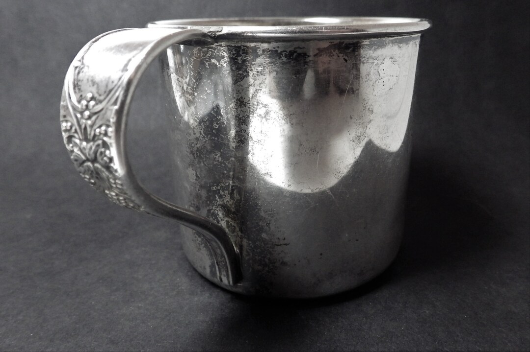 1930s Vintage Baby Cup "burgundy-champagne" International Silverplate ...