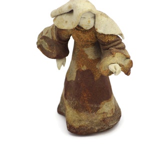 Early S T Buonaiuto Pottery Figure/ Nun/clay/ Signed/ Dated 1987 - Etsy