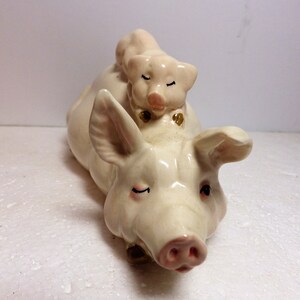 1980s Beswick Pig Sow and Piglet "piggy Back" Porcelain England - Etsy