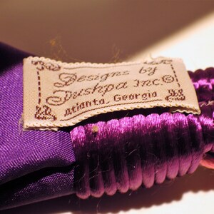 1980s Vintage Belt Designs by Pushpa Atlanta Georgia Inlaid Purple Pink ...