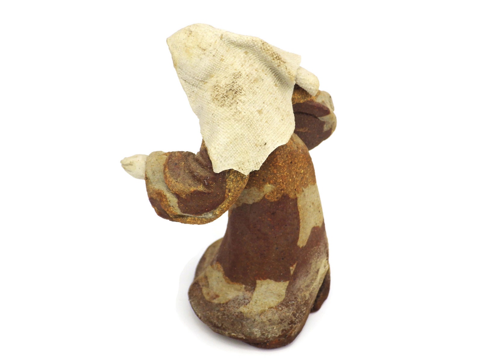 Early S T Buonaiuto Pottery Figure/ Nun/clay/ Signed/ Dated - Etsy