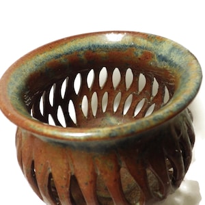 Possible George Rector Studio Pottery Candle Lamp Signed - Etsy