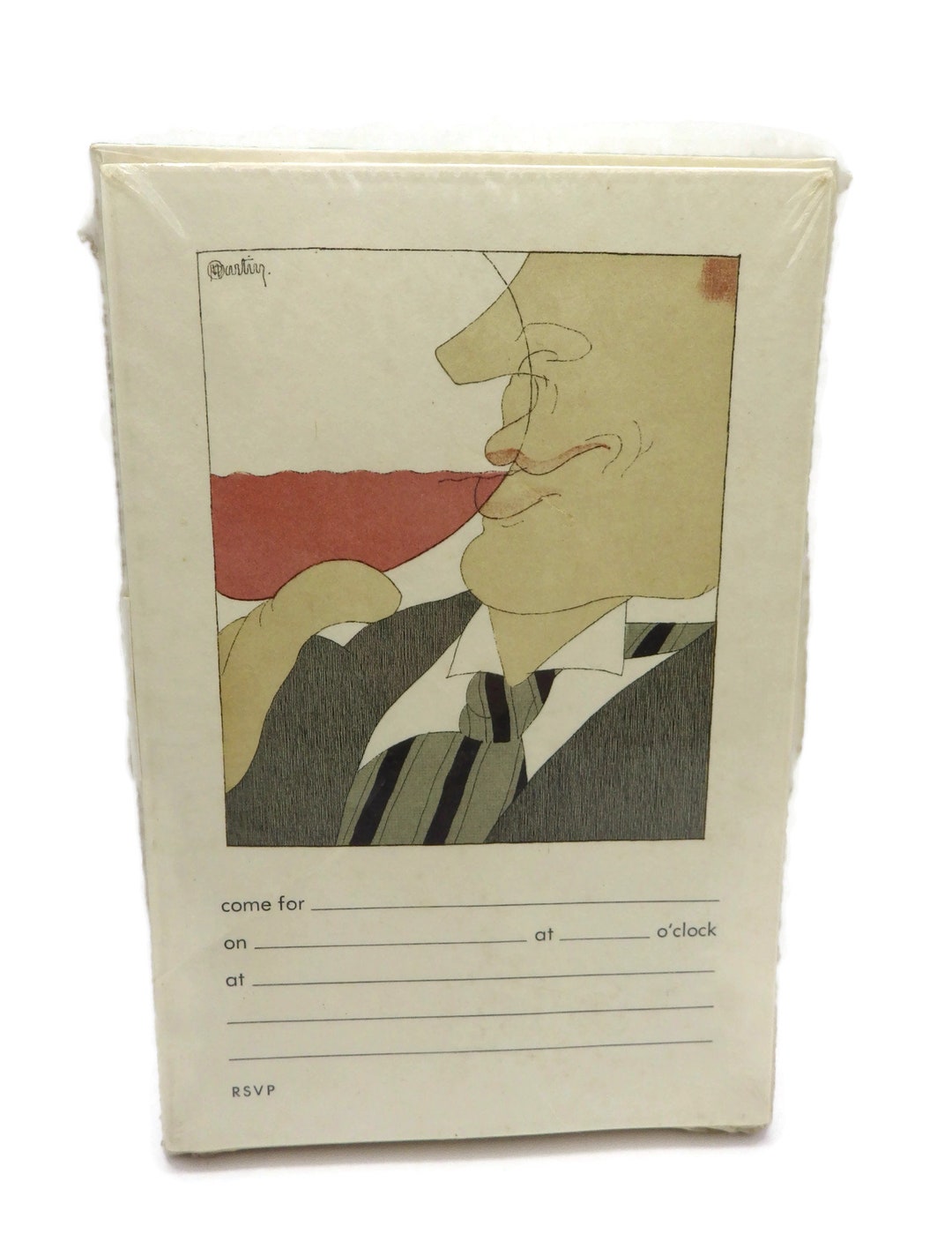 Vintage MCM Cocktail Party Invitations/ MMA/ Metropolitan Museum of Art ...