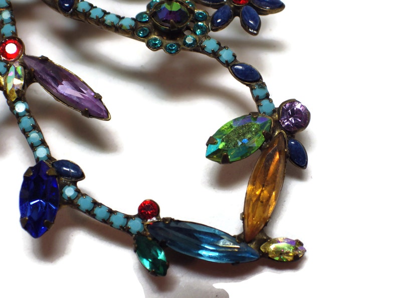 Vintage Sorrelli/ Brooch/ Pin/ Large Floral/ Multi Color | Etsy