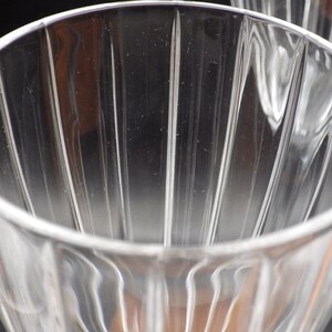 Two (2) SASAKI CRYSTAL / Caren Pattern/ Vertical Cuts/ Wine Glass - Etsy