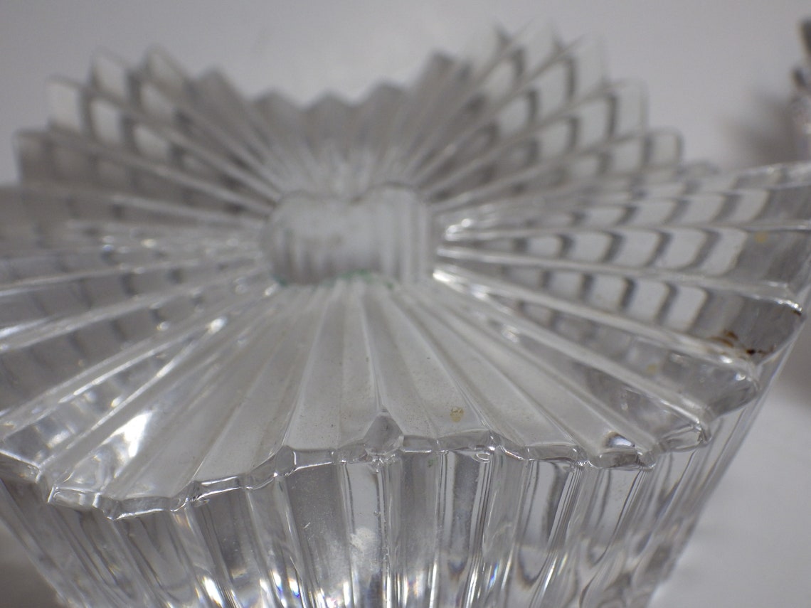 Vintage MIKASA MOTION Austrian Crystal (2) Candle Holders Taper - Etsy
