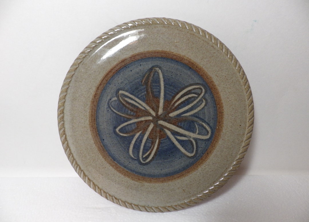 1995 Jugtown Ware Pottery Hot Plate Trivet Signed CM Charles Moore NC ...