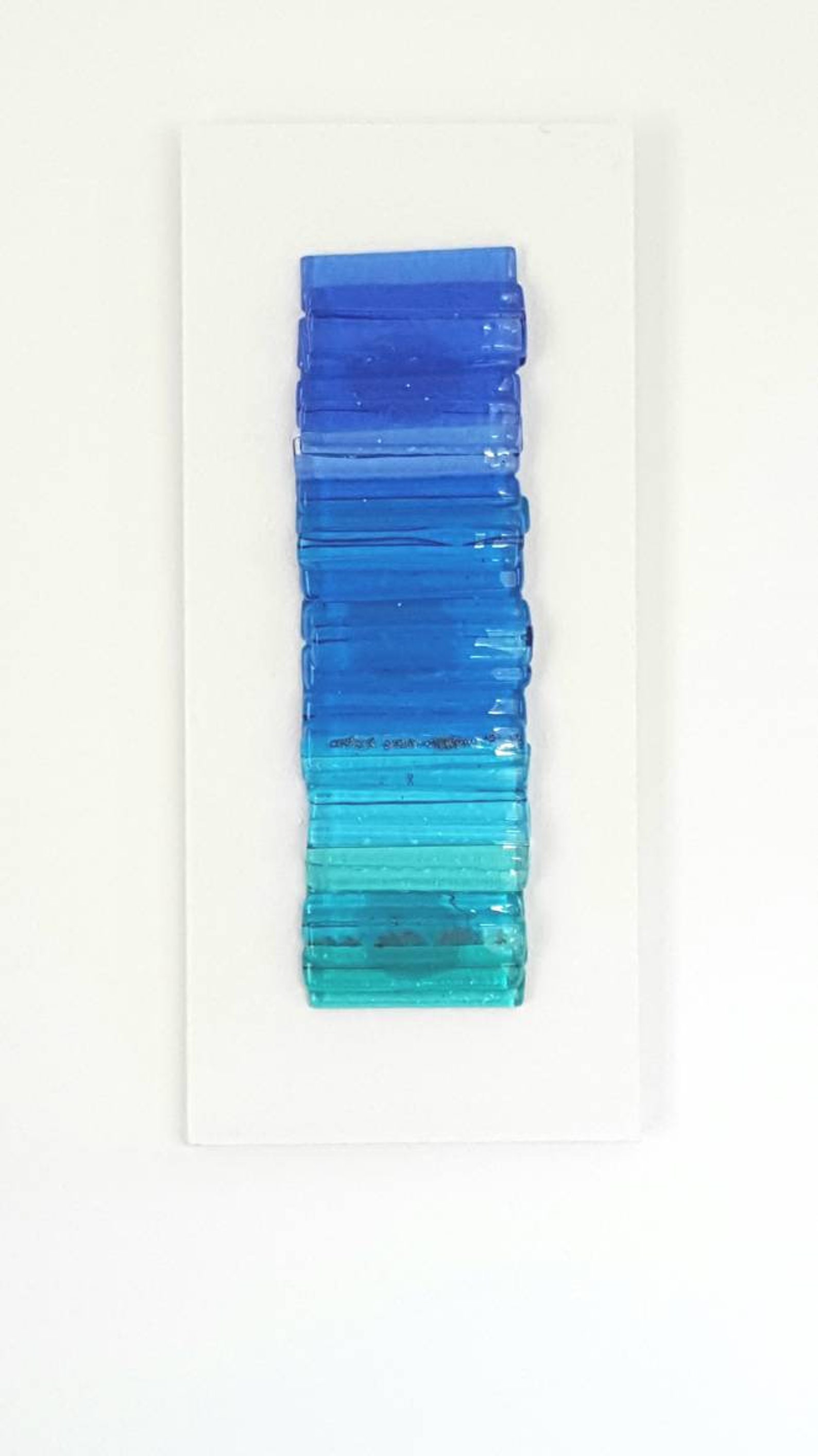Fused Glass Ocean Wall Art Beach Art Contemporary Ocean - Etsy