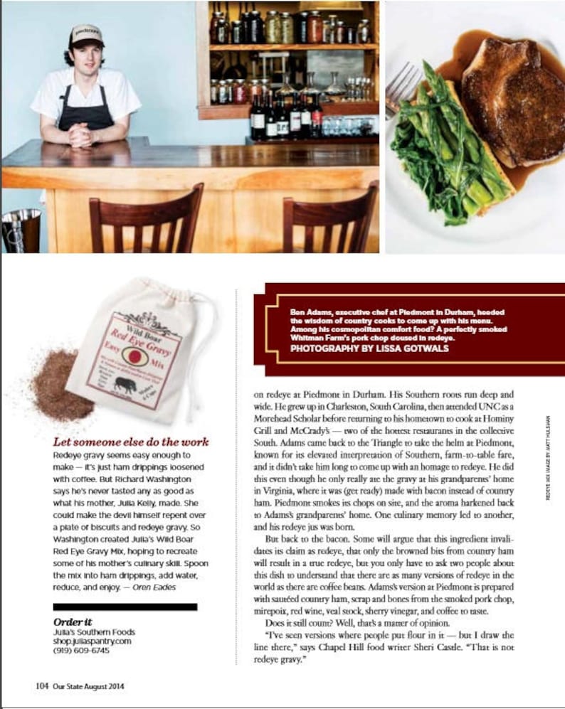 Red Eye Gravy Mix 1.7oz, Makes 6 - 1 Cup Servings, Breakfast Gravy ...