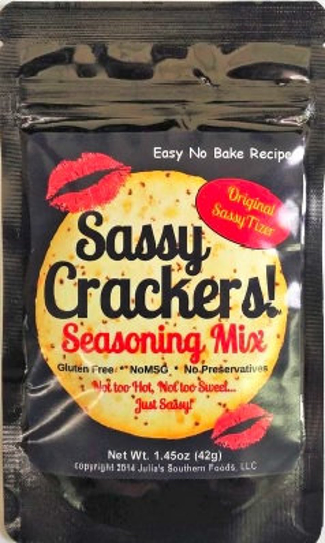 Sassy Crackers Seasoning Mix, Original Red Pepper, Easy Crunch - Etsy
