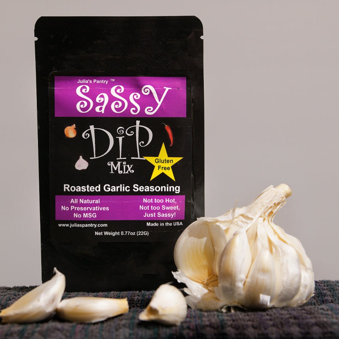 Best Roasted Garlic Dip Mix, Easy Party Dip, Cheese Ball, All Natural ...
