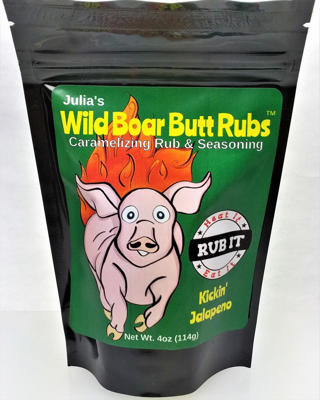 Jalapeno Dry Rib Rub,4oz Mylar Bag, Best Dry Rub, Pork Rib Rub, Pulled ...