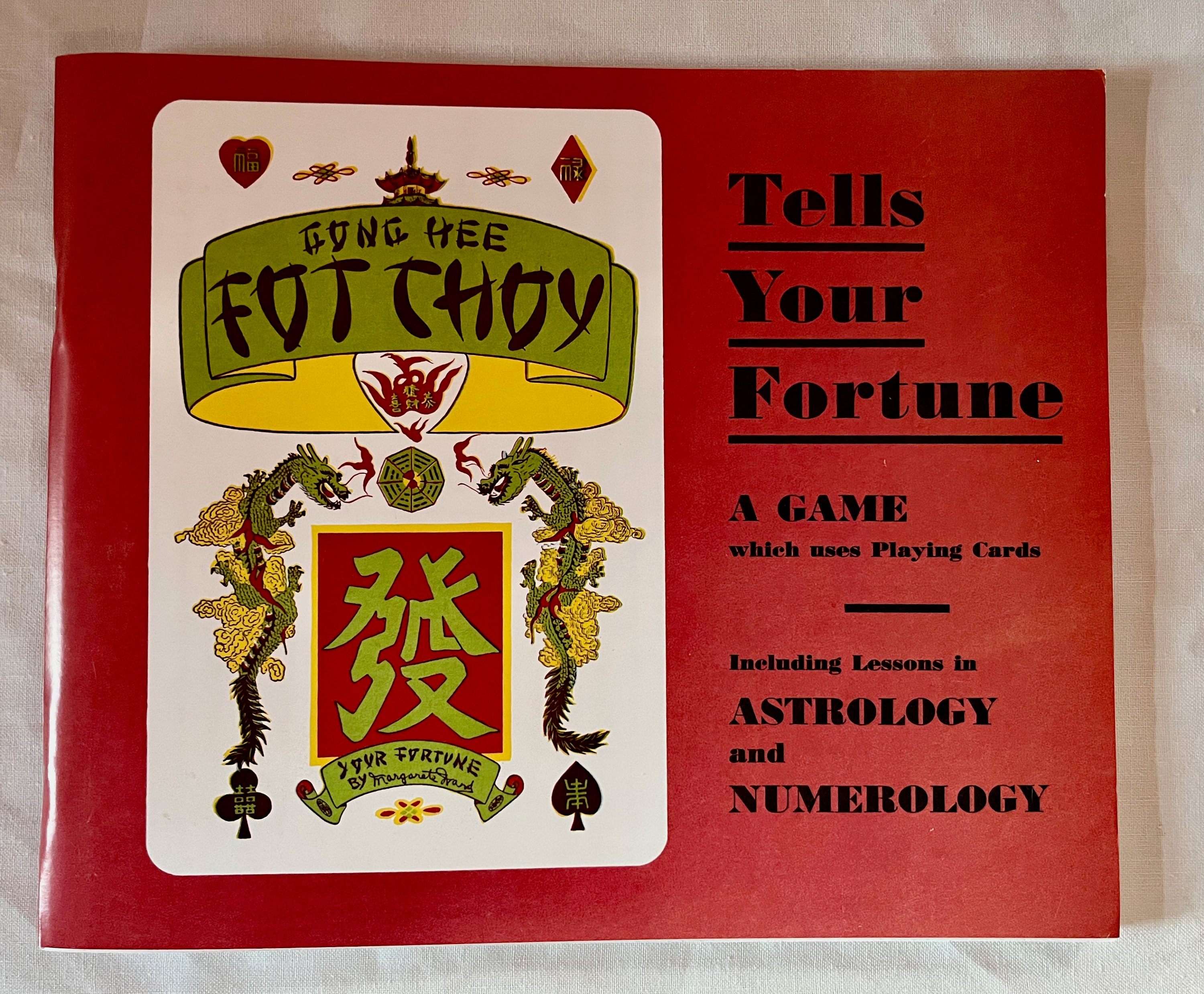 Vintage Rare 1948 Gong Hee Fot Choy "tells Your Fortune" A Fortune ...