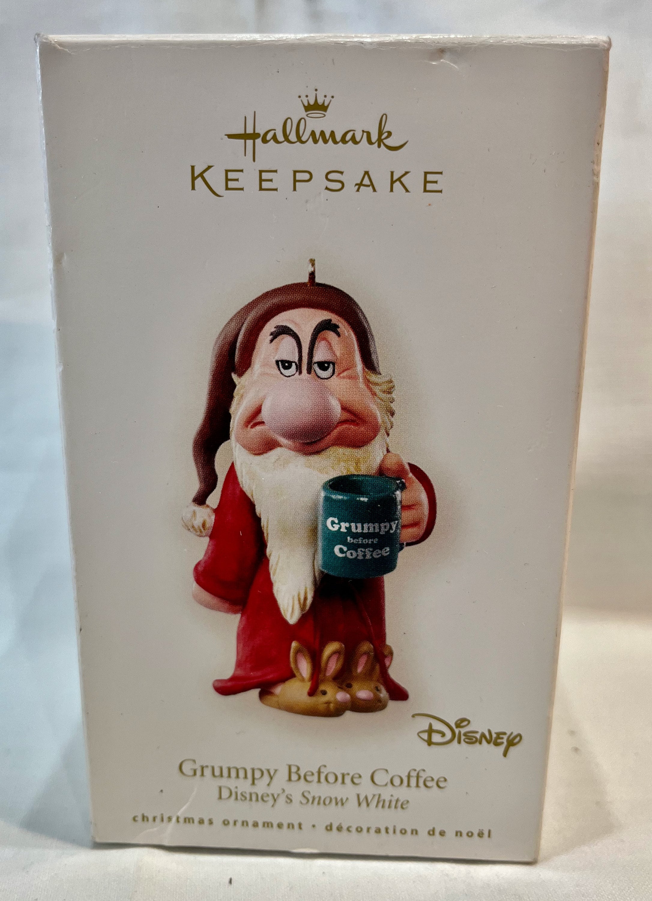 Disney Snow White Grumpy Before Coffee Christmas Ornament - Etsy
