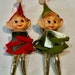 Vintage Lot of 2 Christmas Elves Ornaments Made in Japan! - Etsy