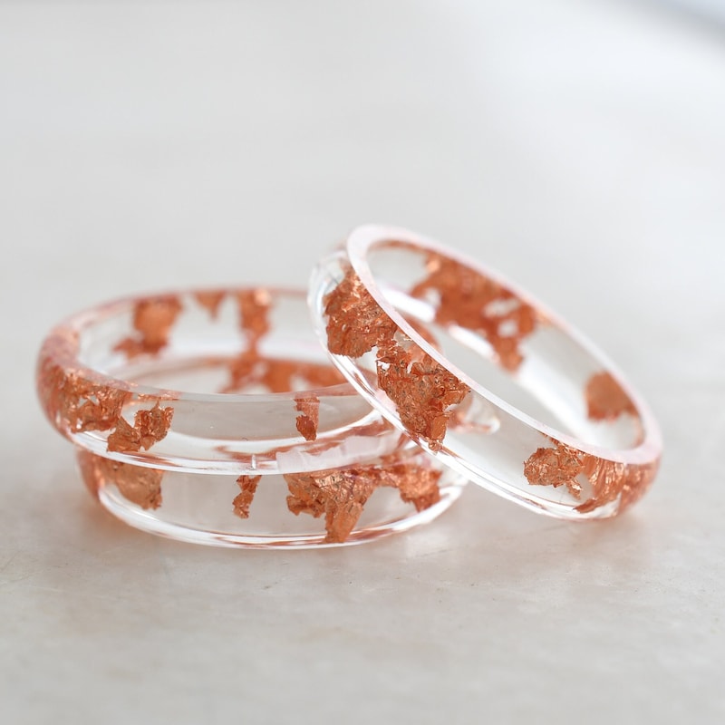 Clear Resin Ring - Etsy