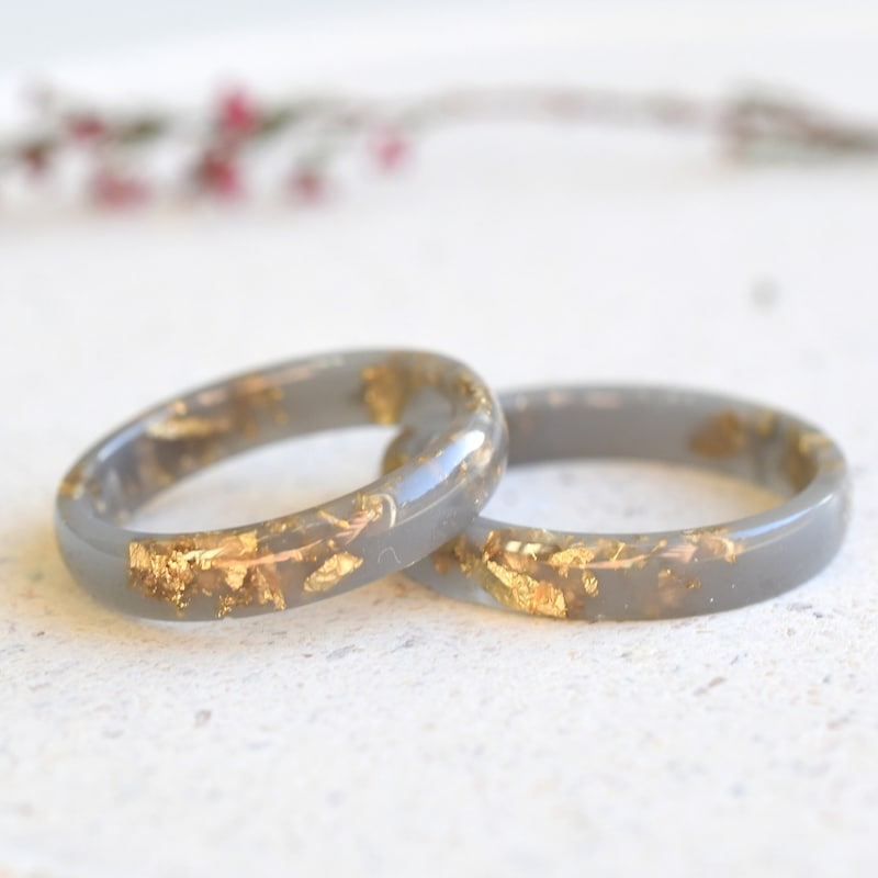 Handmade Resin Ring - Etsy