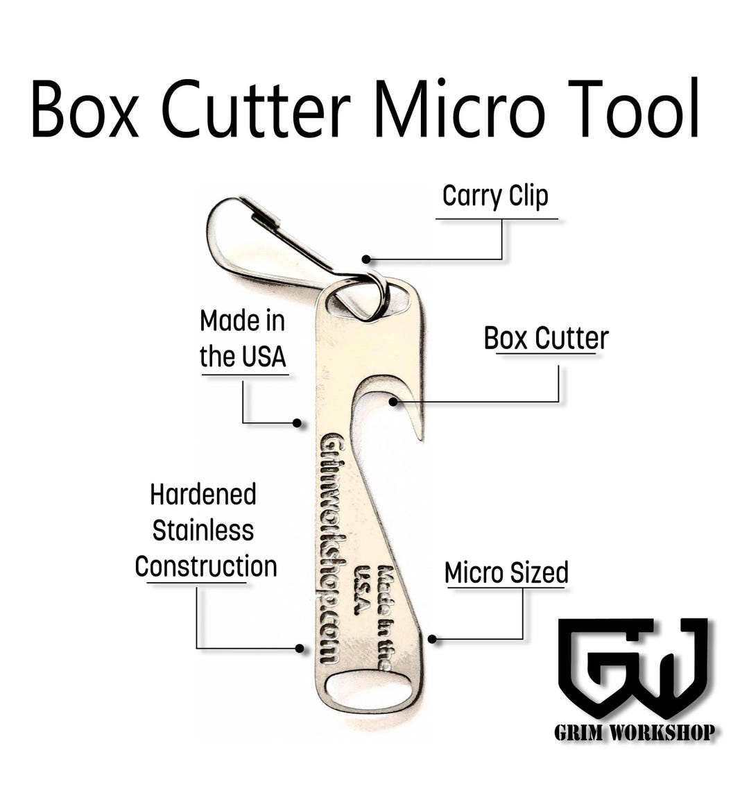 EDC Box Cutter Micro Tool - Etsy