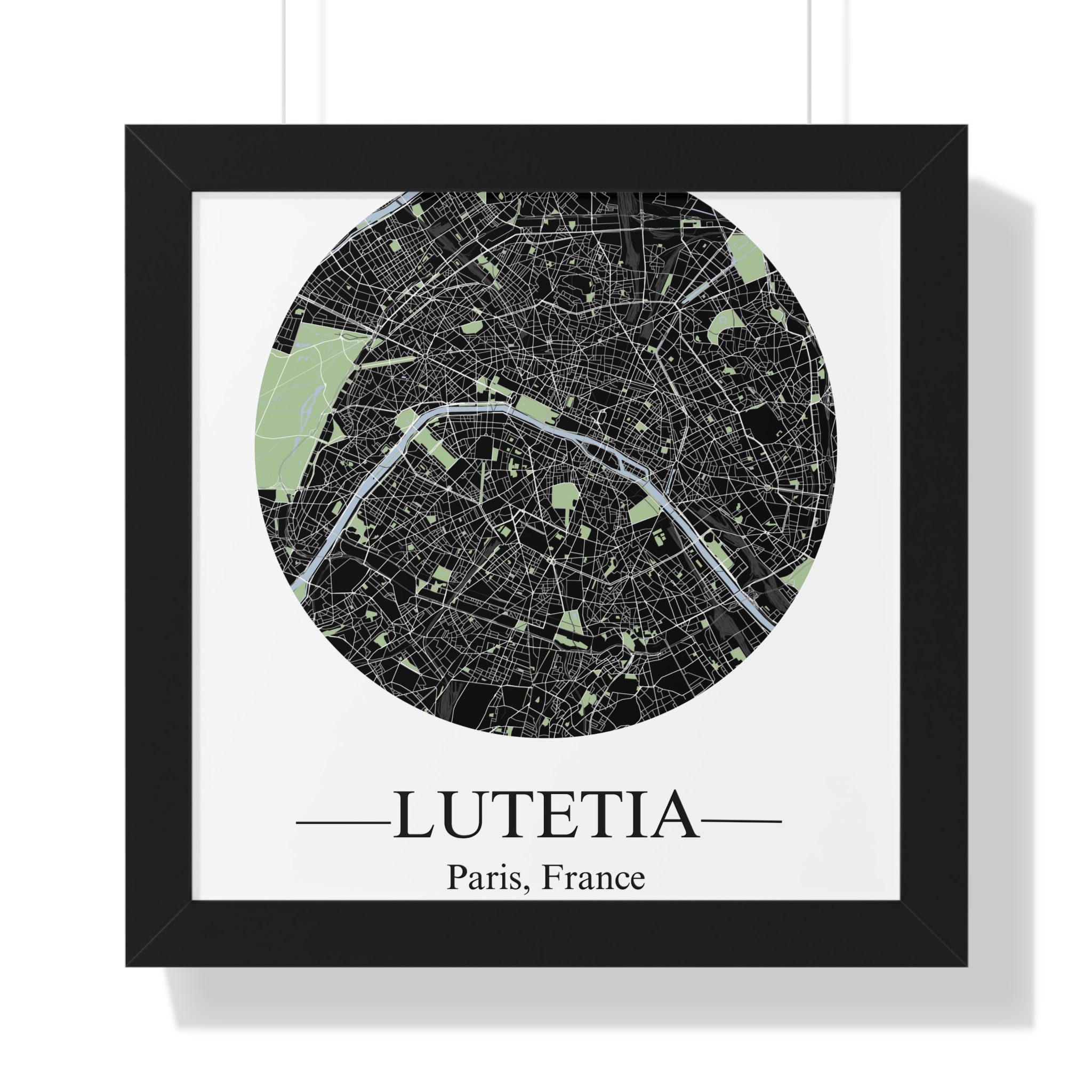 City Map - Lutetia ( Paris ) - Etsy
