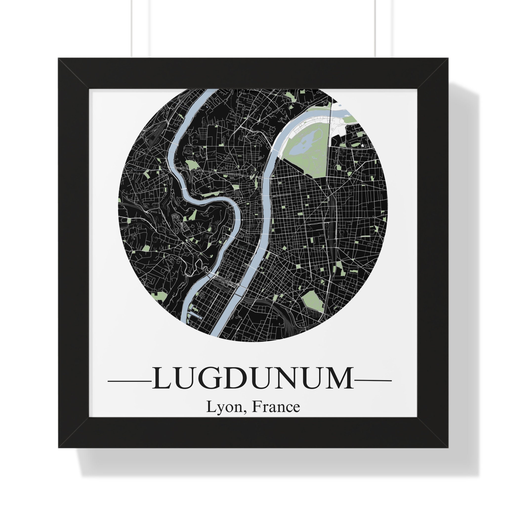 City Map - Lugdunum ( Lyon ) - Etsy