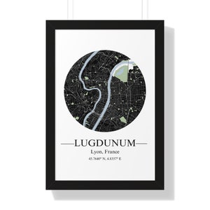 City Map - Lugdunum ( Lyon ) - Etsy