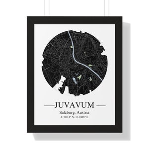 City Map - Juvavum ( Salzburg ) - Etsy