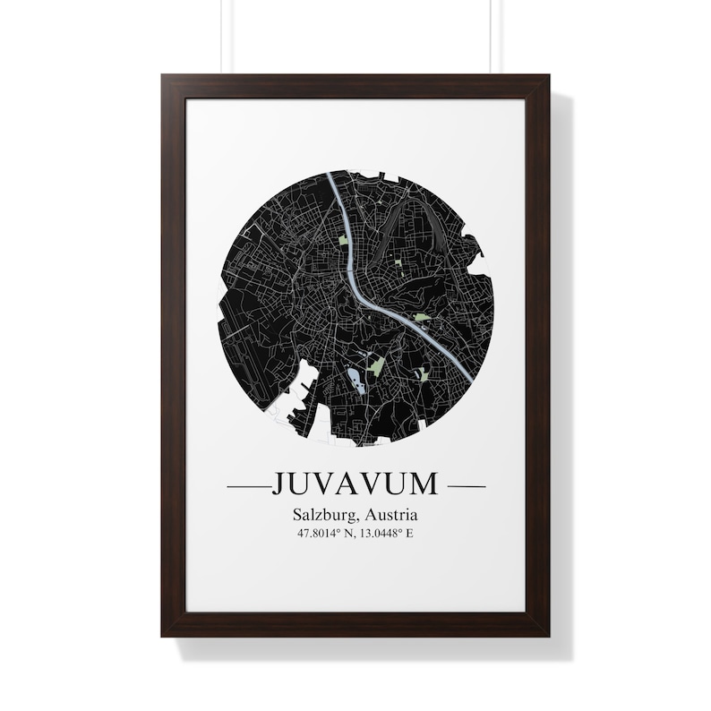 City Map - Juvavum ( Salzburg ) - Etsy