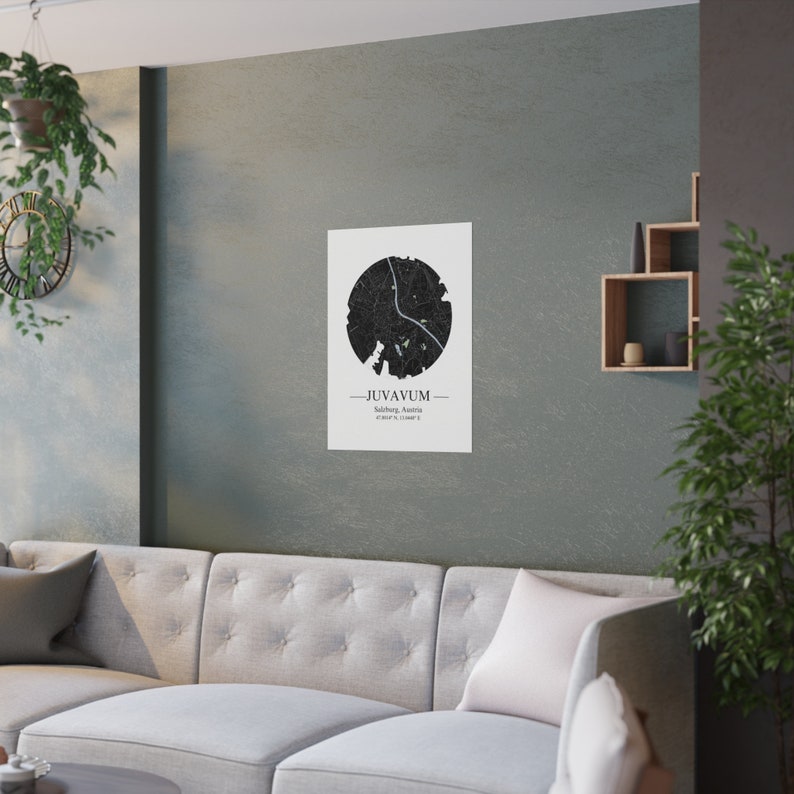 City Map - Juvavum ( Salzburg ) - Etsy