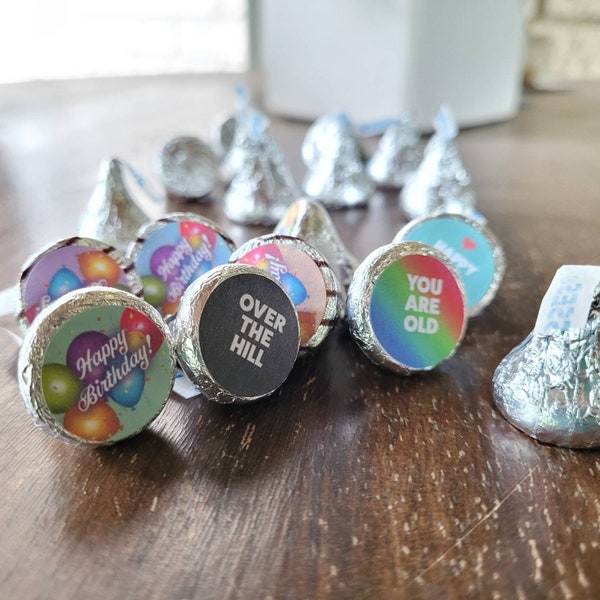 Hershey Kiss Labels - Etsy