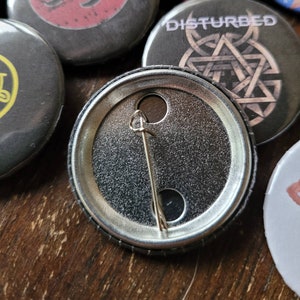 Rock and Roll Music Buttons: Handmade 1.5" Pinback Buttons - Etsy