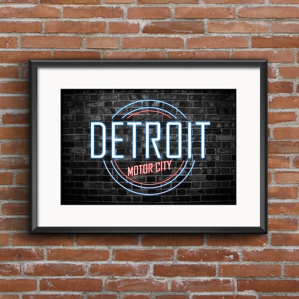 Detroit Lions Neon Sign - Etsy