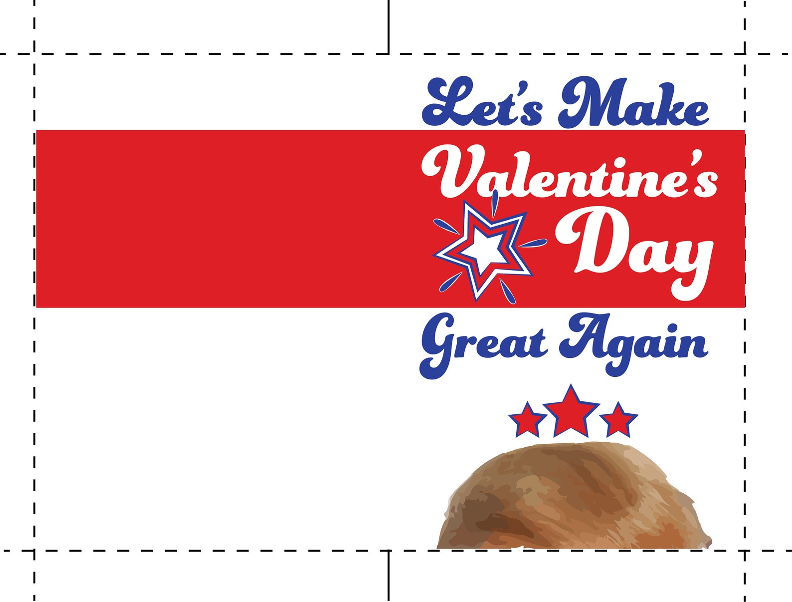 Let's Make Valentine's Day Great Again Donald Trump | Etsy