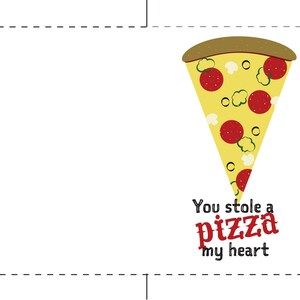 You Stole a Pizza My Heart Printable Valentine's Day or Anniversary ...