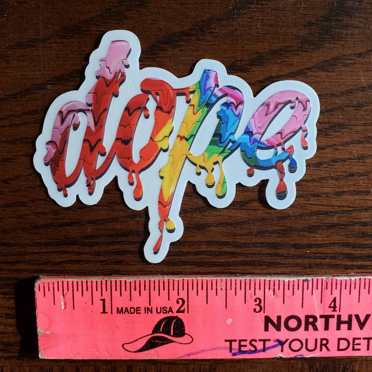 Dope Dripping Rainbow Trippy Decal Psychadelic Stoner Gift - Etsy España