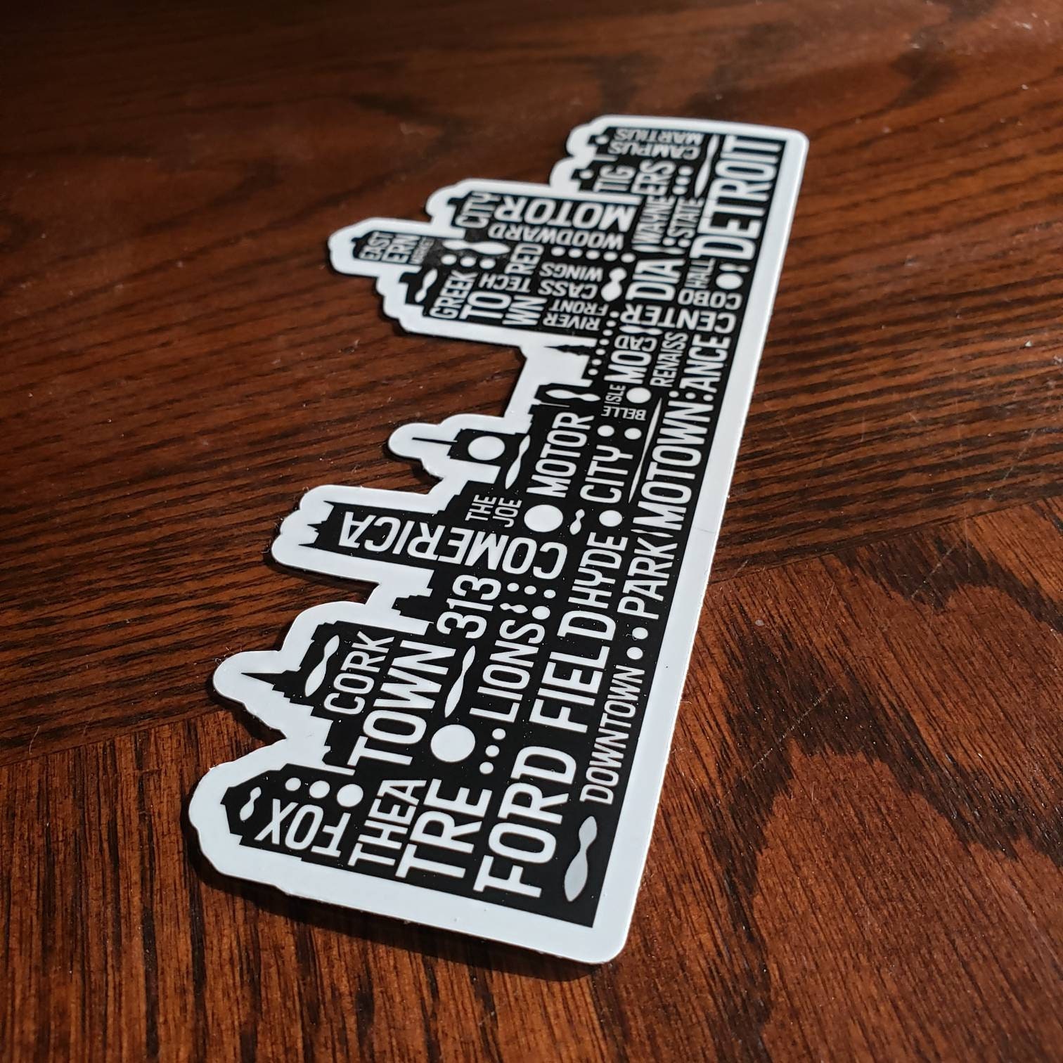 Detroit Skyline Vinyl Decal or Bumper Sticker Motown Sticker - Etsy