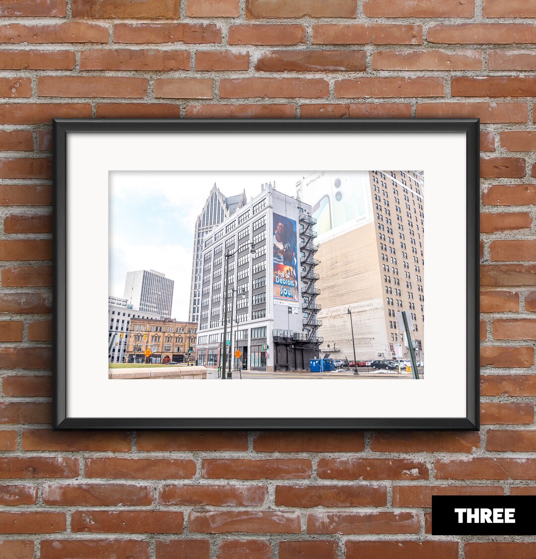 Detroit Soul Street Corner Urban Art Print - State Building - Downtown ...