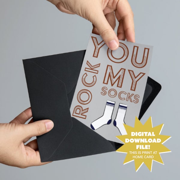 You Rock My Socks - Etsy
