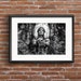 Gothic Weeping Angel Holding Scepter Grave Marker Art Print - Etsy