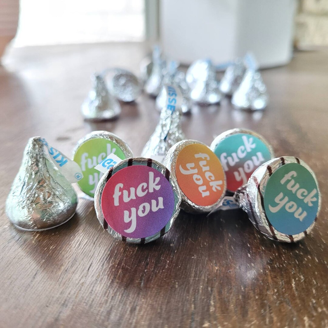 Funny Hershey Kiss Favors: Swearing Gag Gift Party Candy - Etsy