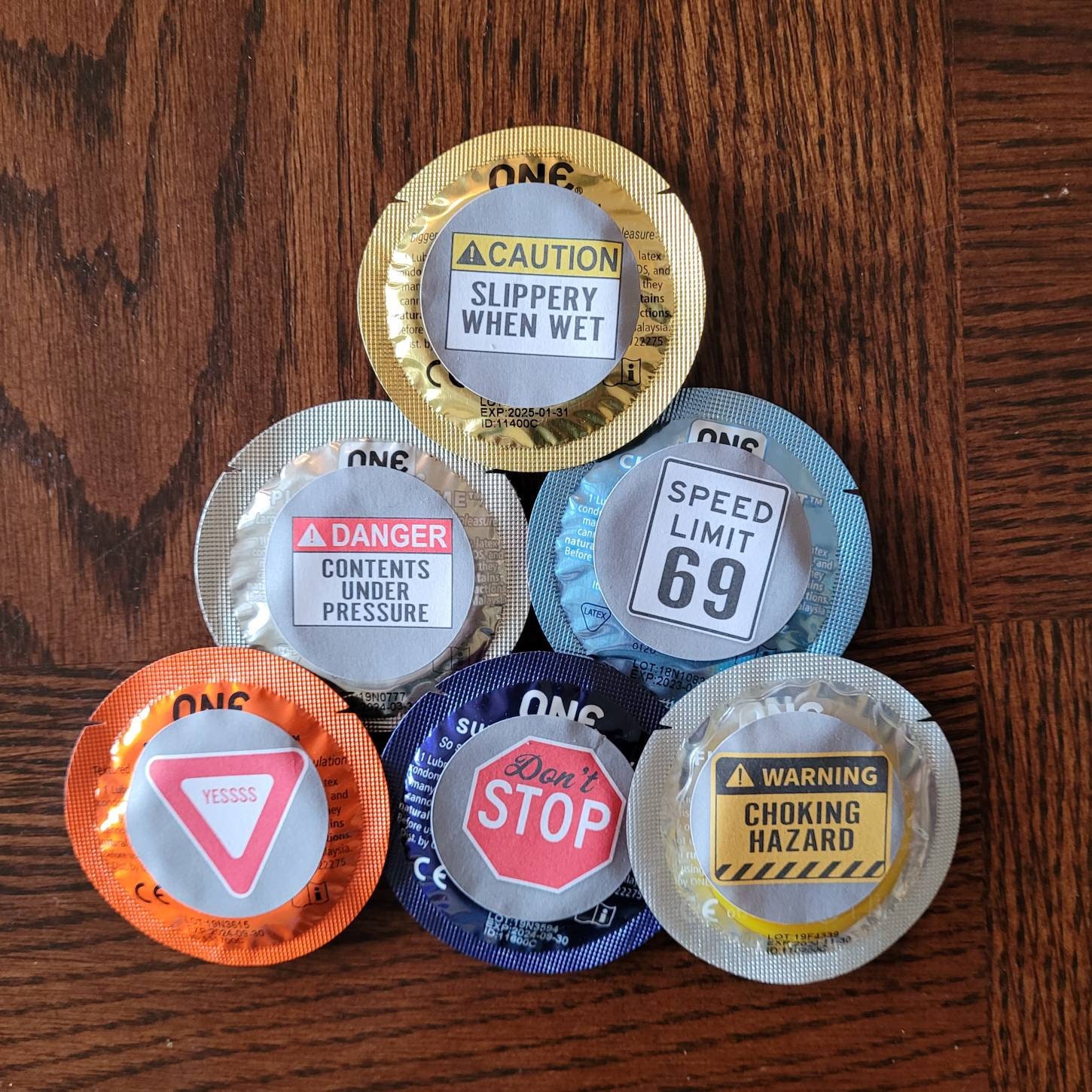 Funny Condom Wrappers