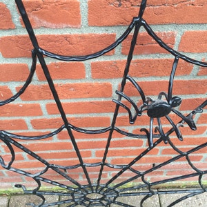 Vintage Cast Iron Spider Web With Spider Window - Door Fence - Etsy